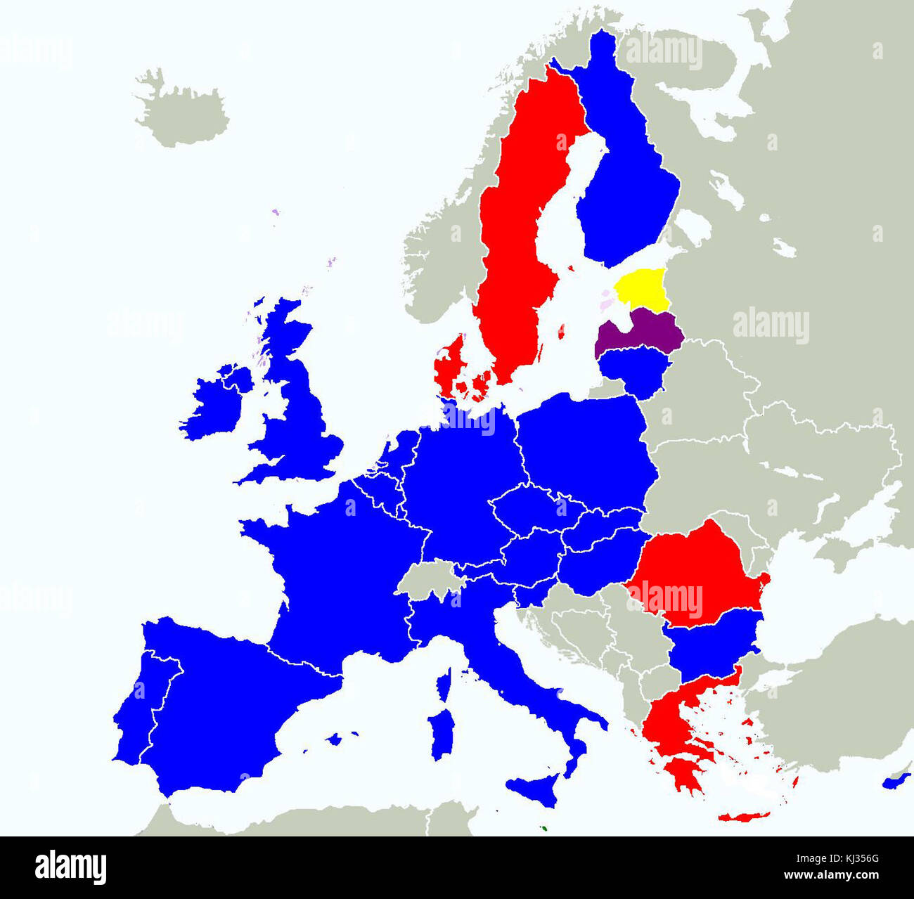 Turnout of the European Parliament election 2009 mod Stock Photo - Alamy