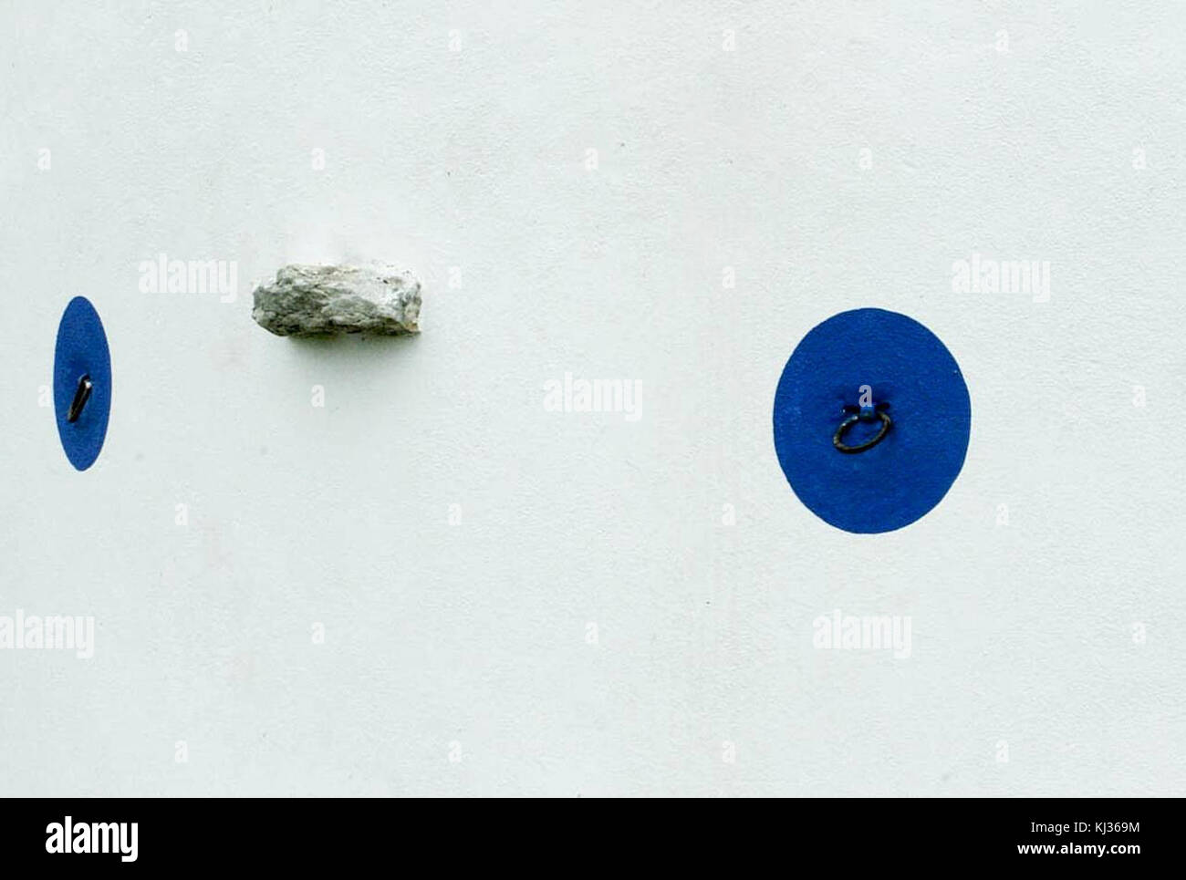 Interesting wall dots Stock Photo - Alamy