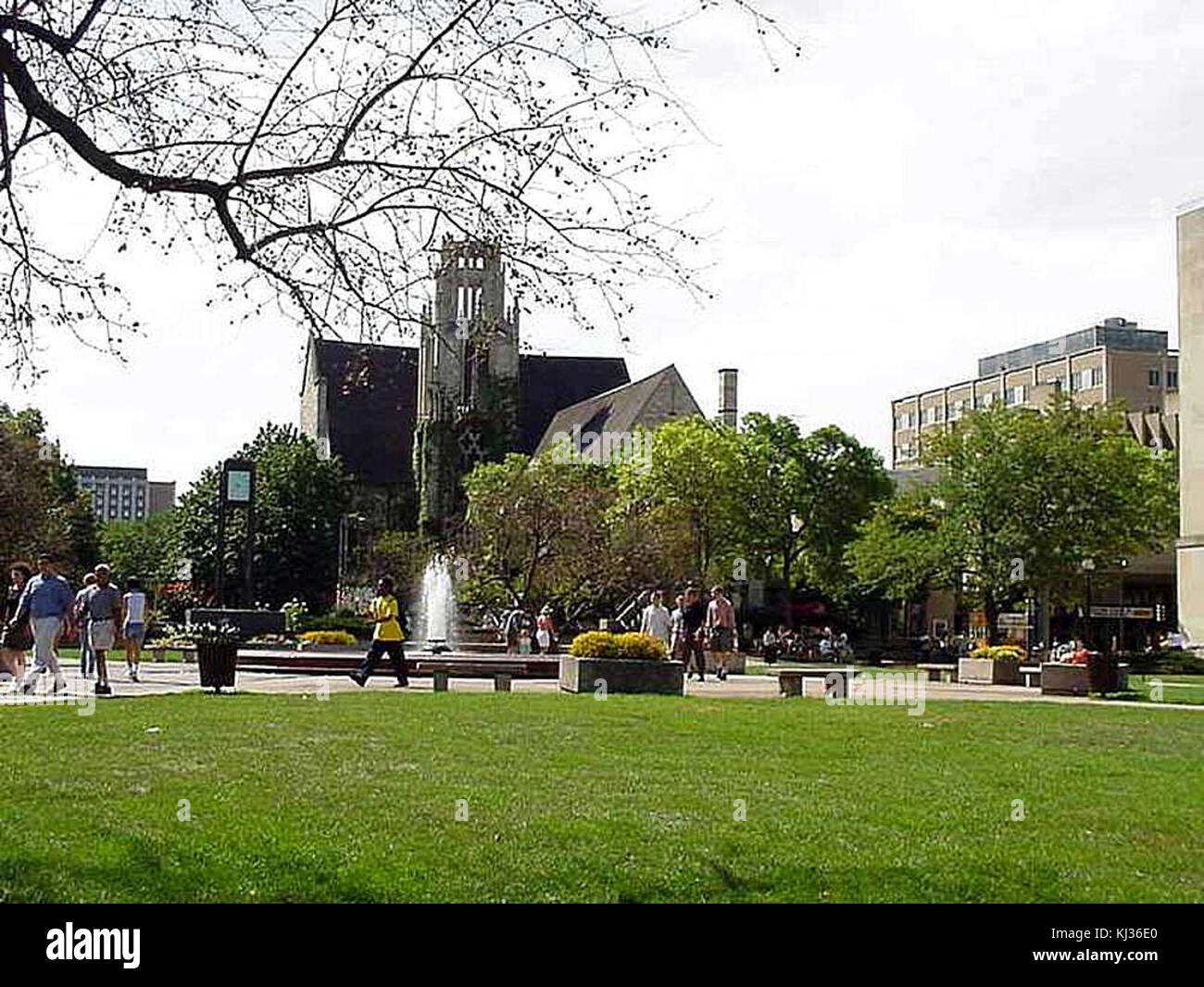 Madison university fountain Stock Photo - Alamy