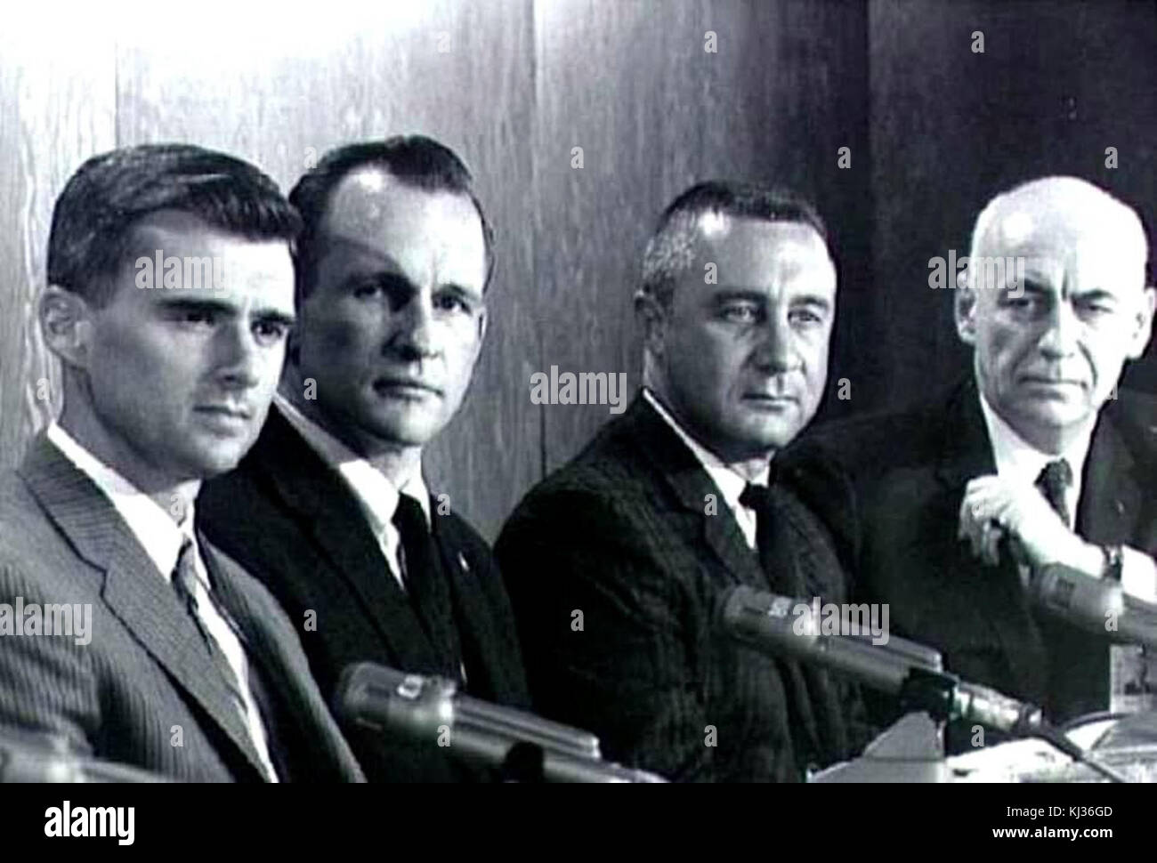 Apollo one space program personnel Stock Photo - Alamy