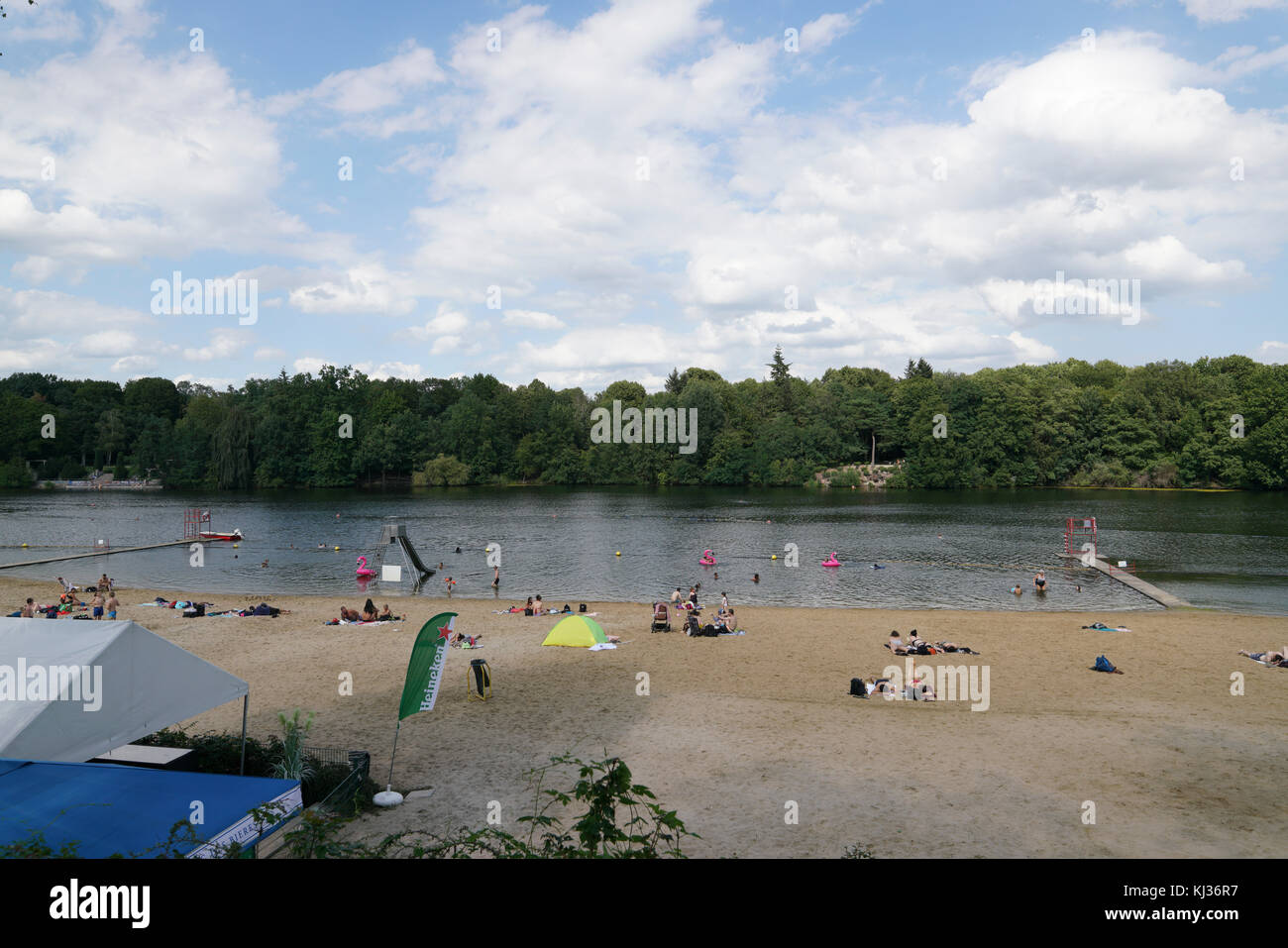 Plötzensee Beach Park Stock Photo - Alamy