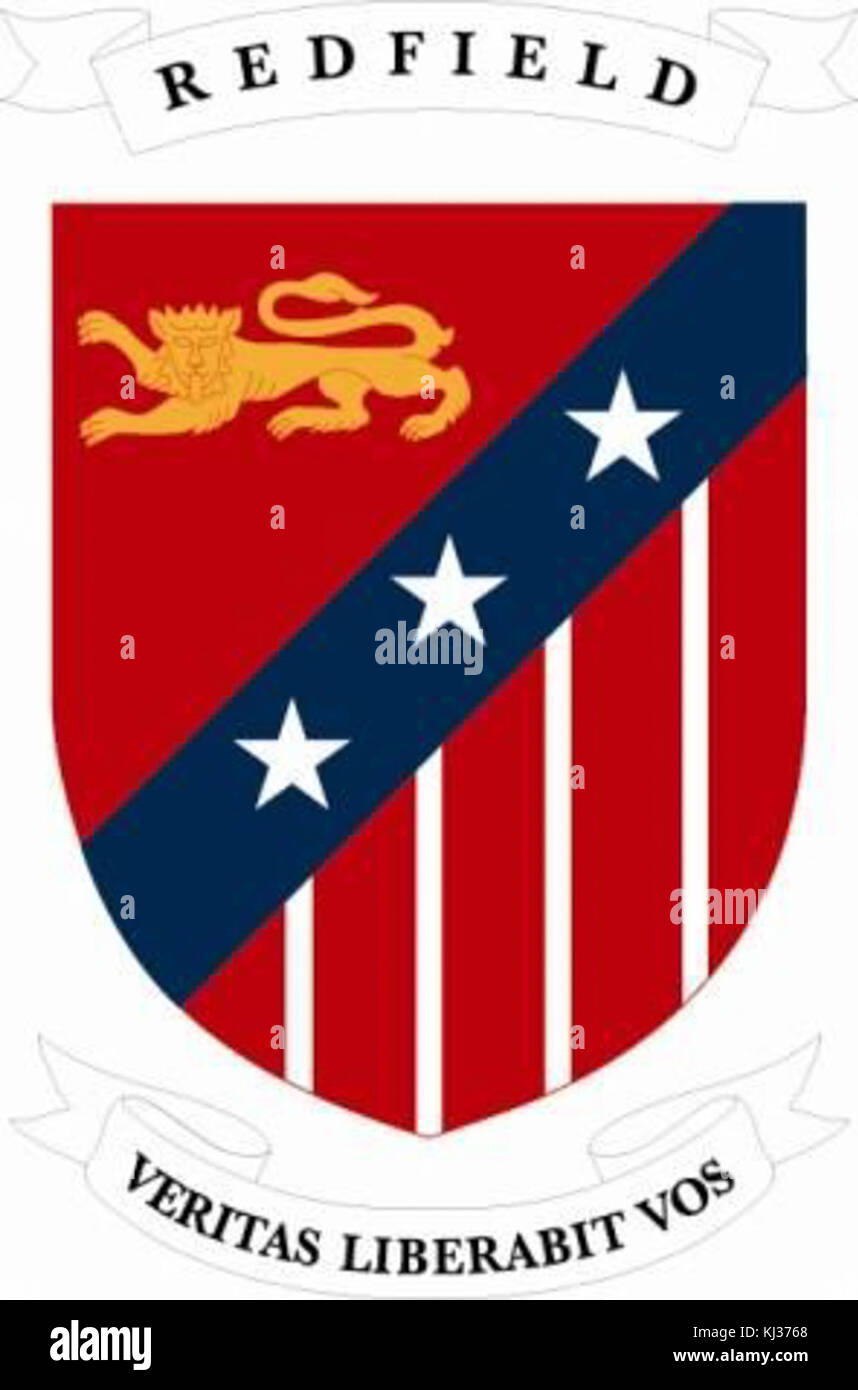 Redfield College Shield Stock Photo - Alamy