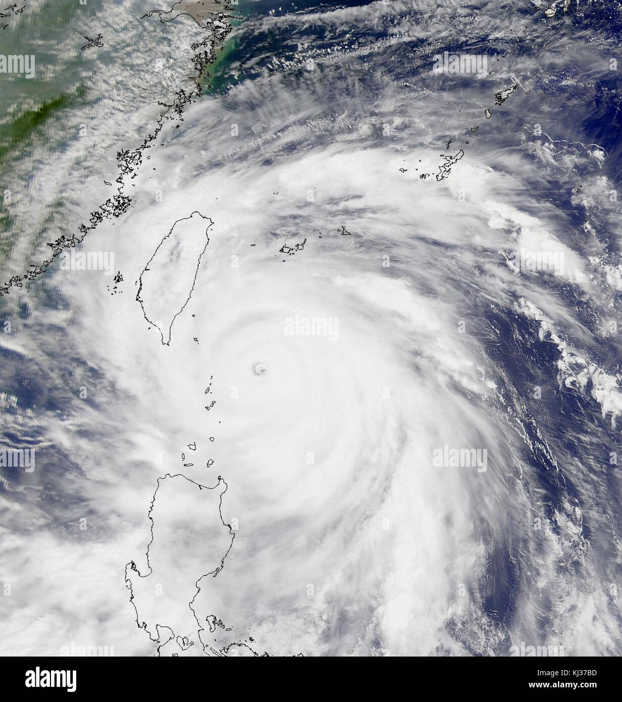 Typhoon impact on nature hi-res stock photography and images - Alamy