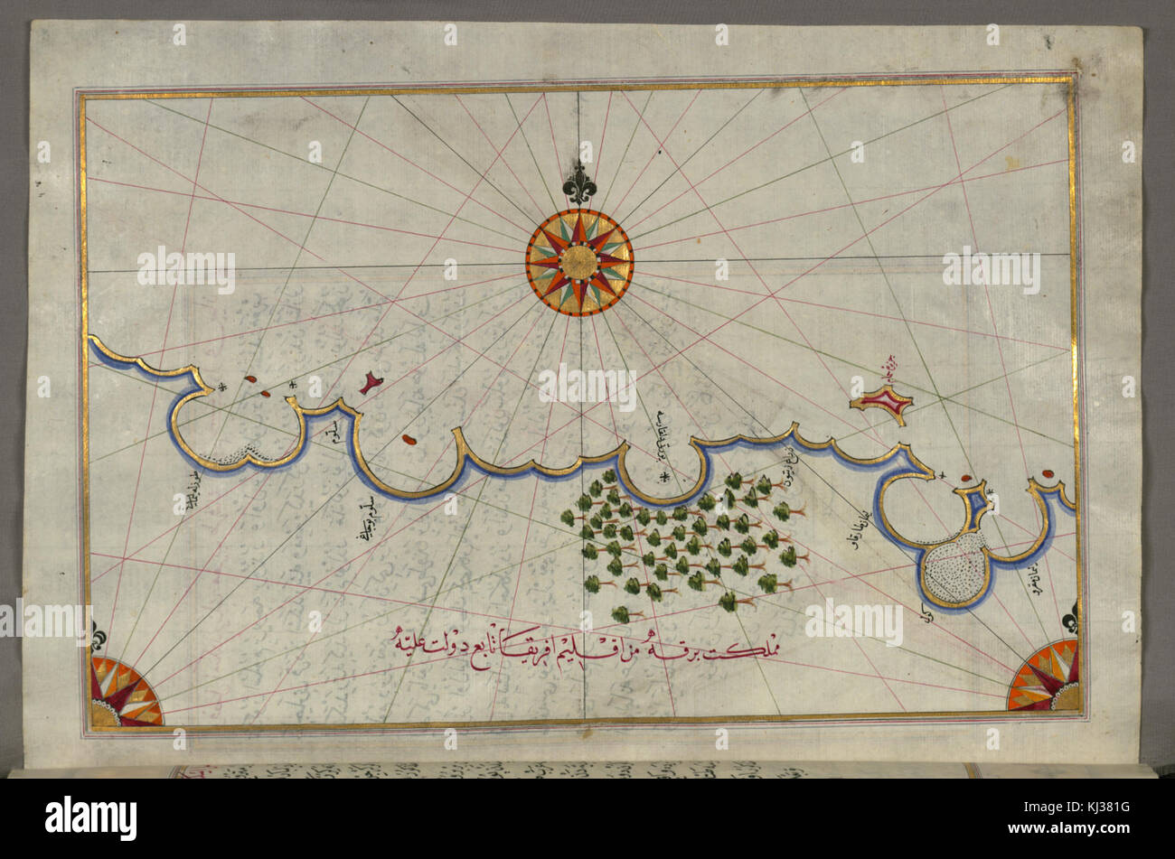 Piri Reis - Map of the Egyptian Coast From Salum East - Walters ...