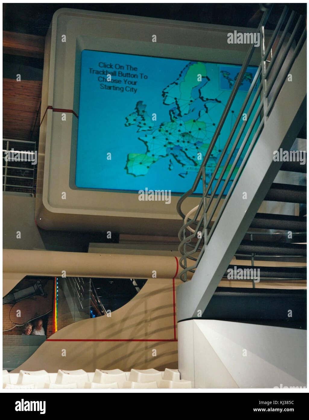 Walk-Through Computer - World Traveler software running on giant ...