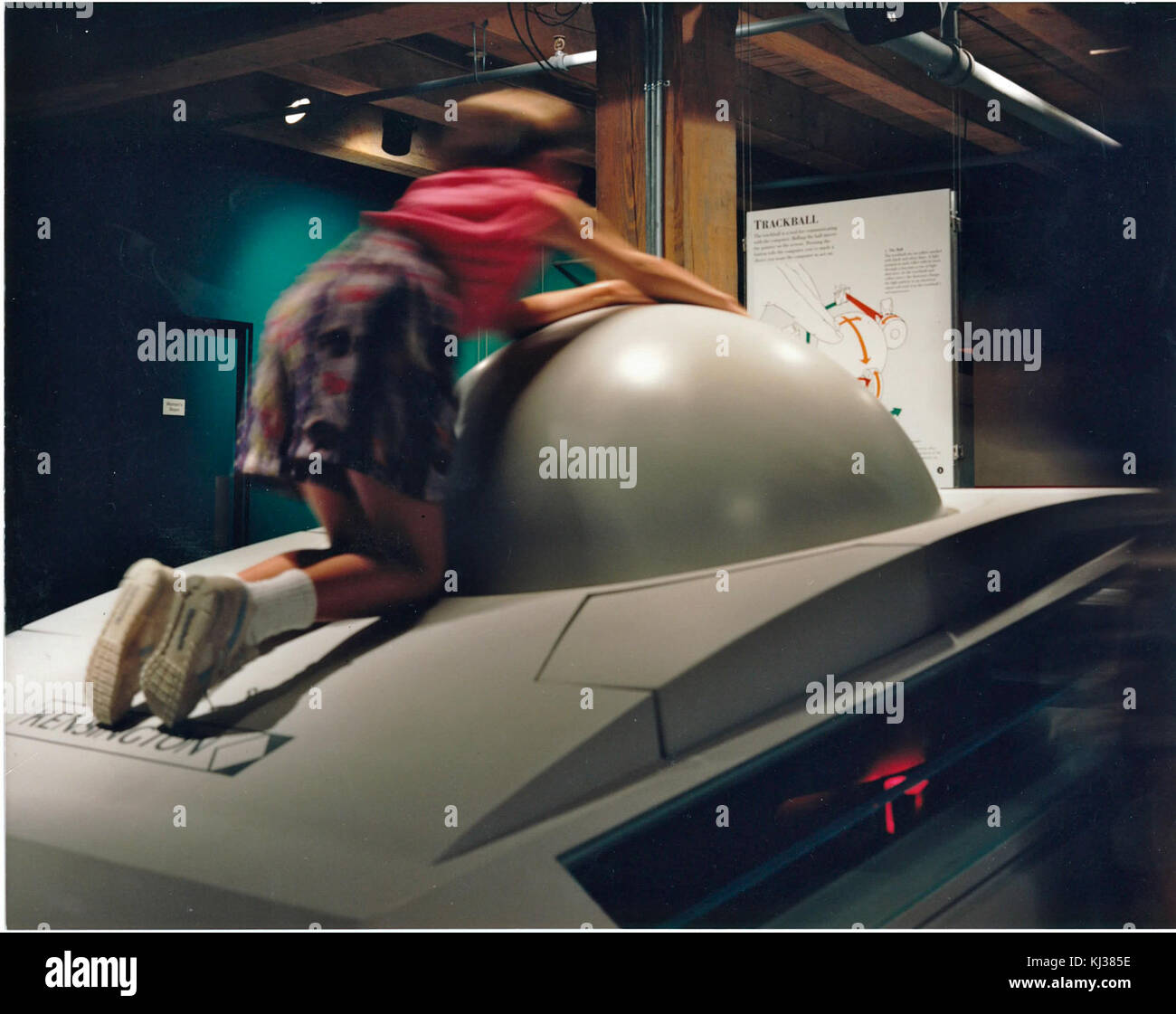 The Walk-Through Computer - Trackball Stock Photo - Alamy