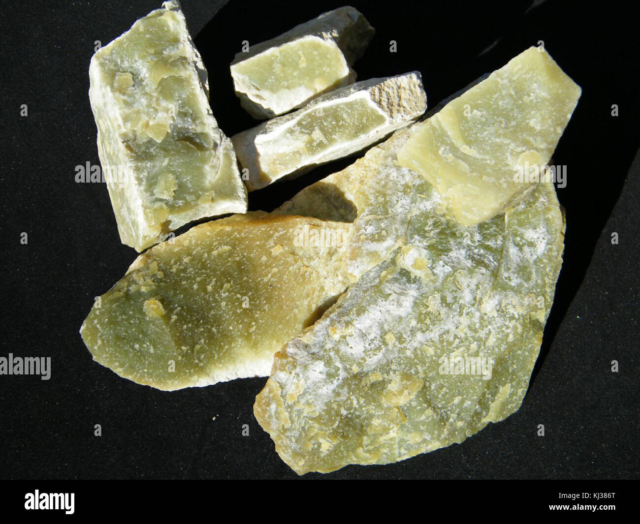 Antigorite (variety Bowenite)-346849 Stock Photo - Alamy