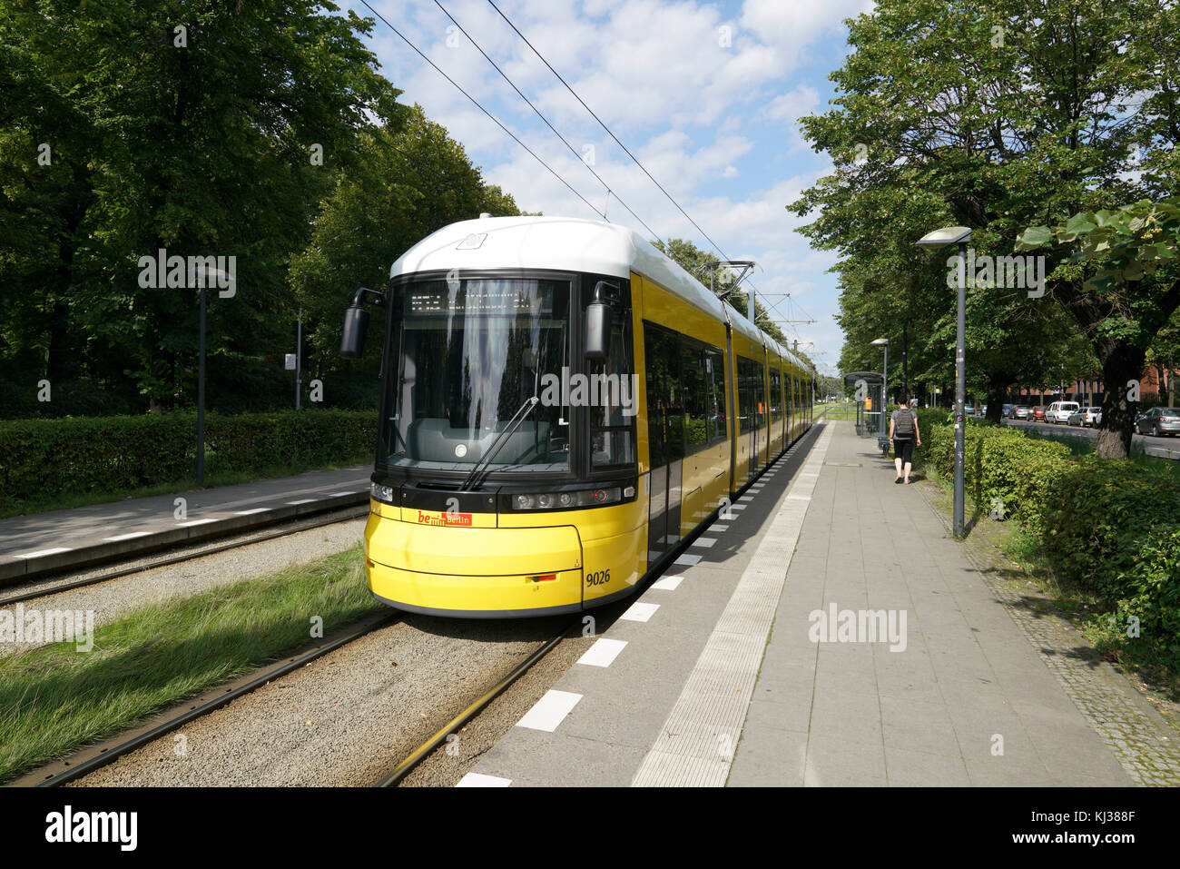 Public Transit in Berlin - M13 Stock Photo - Alamy