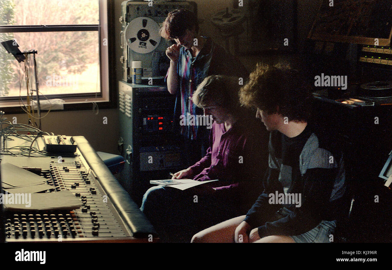 Recording The Big Shot Chronicles Sept 1985 Stock Photo - Alamy