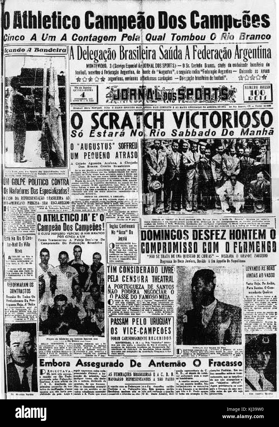 Jornal dos Sports 1937 Stock Photo - Alamy