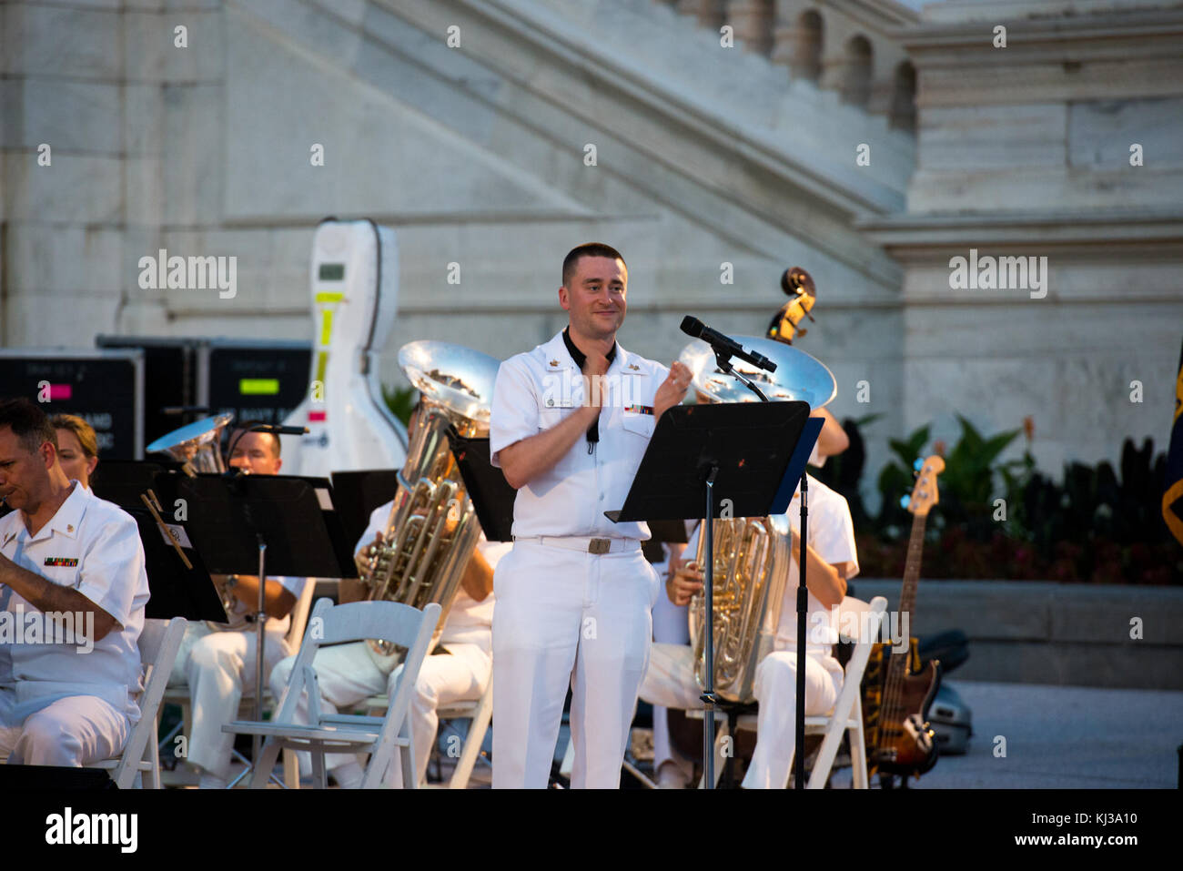 United States Navy Band performs at the US Capitol (19095728001 Stock ...