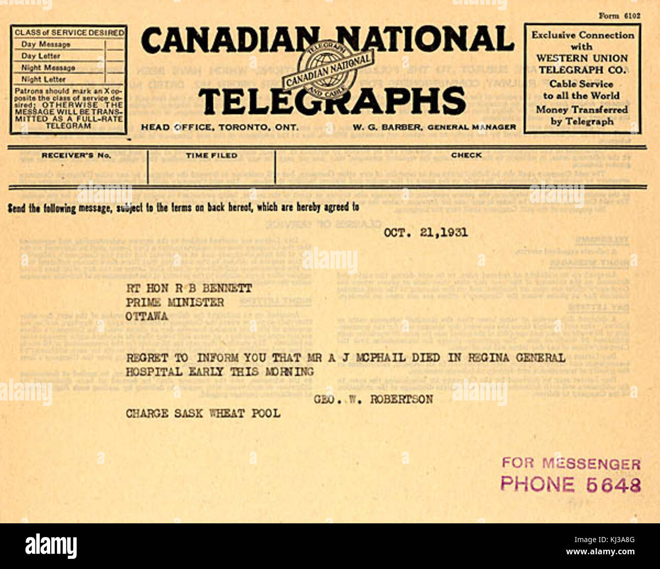 Mcphail hi-res stock photography and images - Alamy