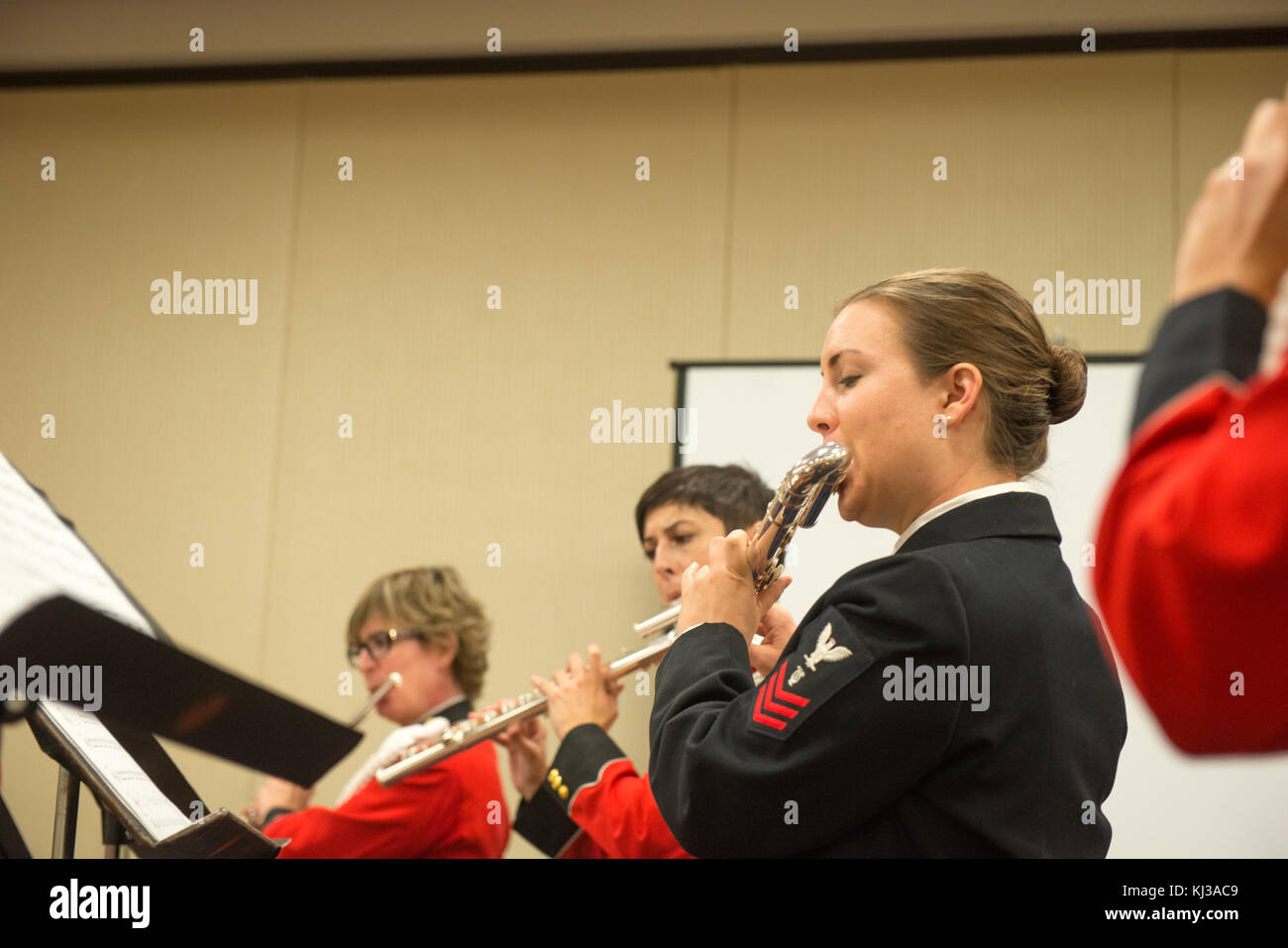 The United States Navy Band performed at the National Flute Convention ...