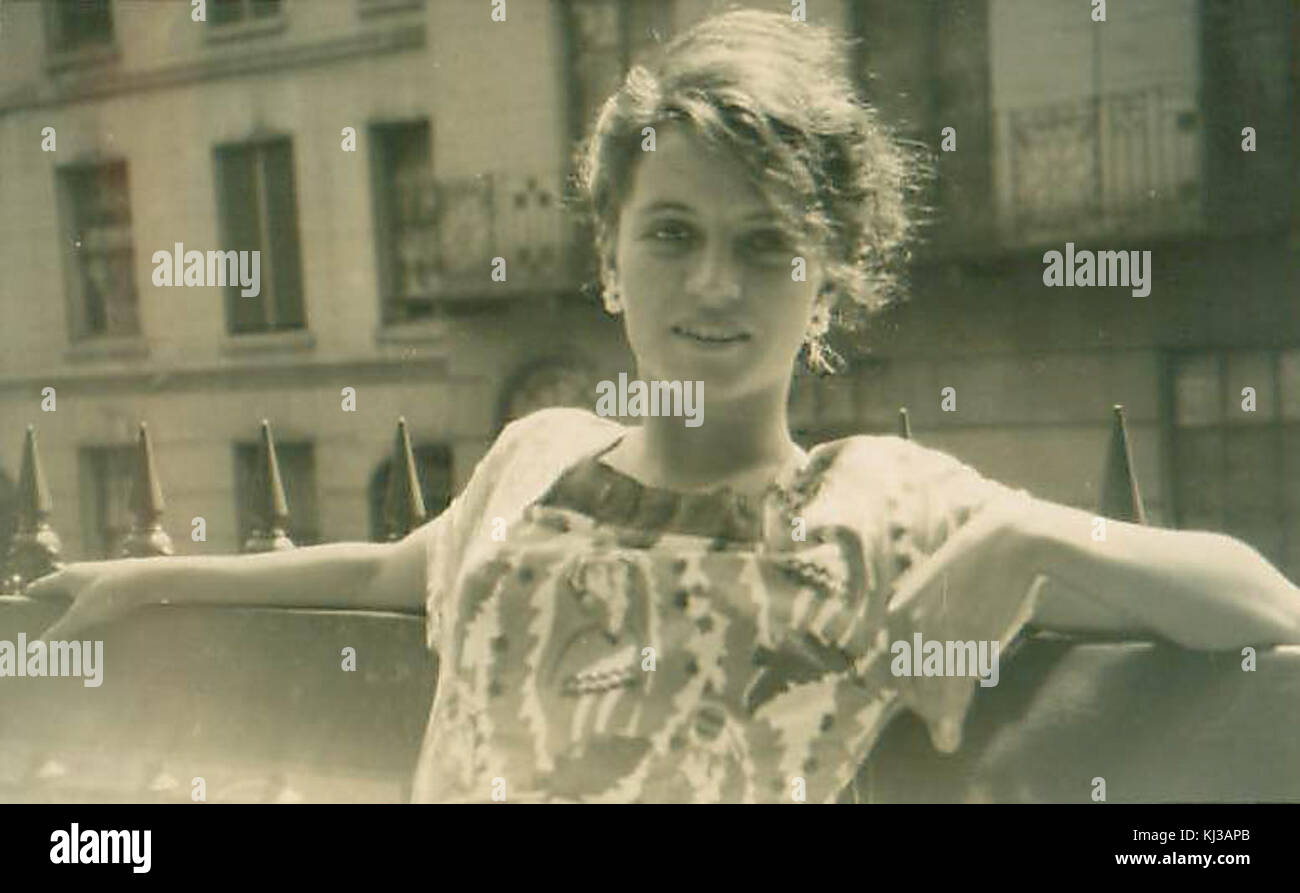 Mary White in 1947 Stock Photo - Alamy