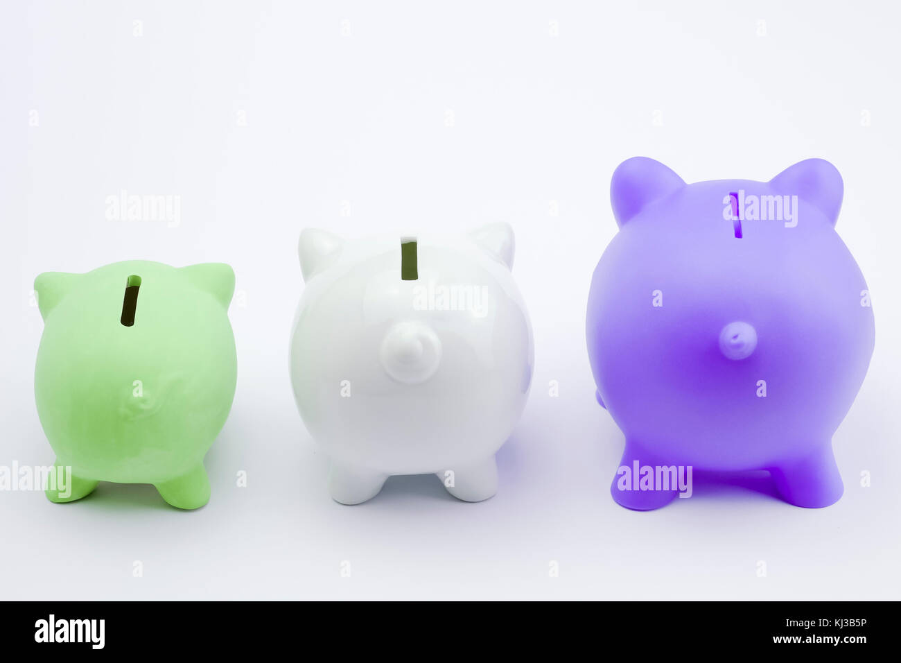 terracotta piggy bank on a white background - money saving concept ...