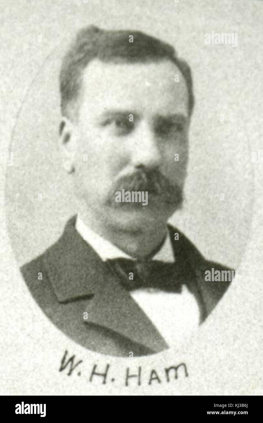 Rep. W. H. Ham State of Washington 1895 Stock Photo - Alamy