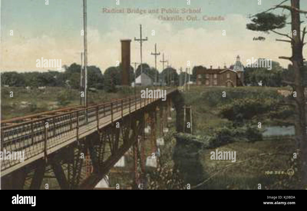 A Hamilton Radial Railway bridge near Oakville -c Stock Photo - Alamy