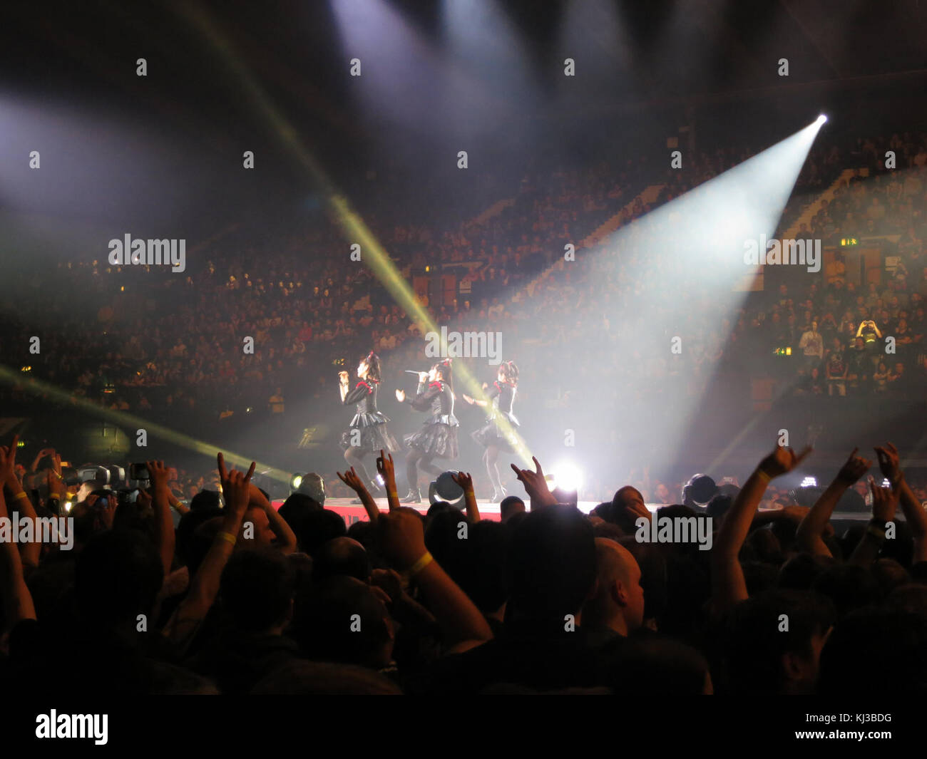 Babymetal performing at Wembley Arena, London (26241972386 Stock Photo ...