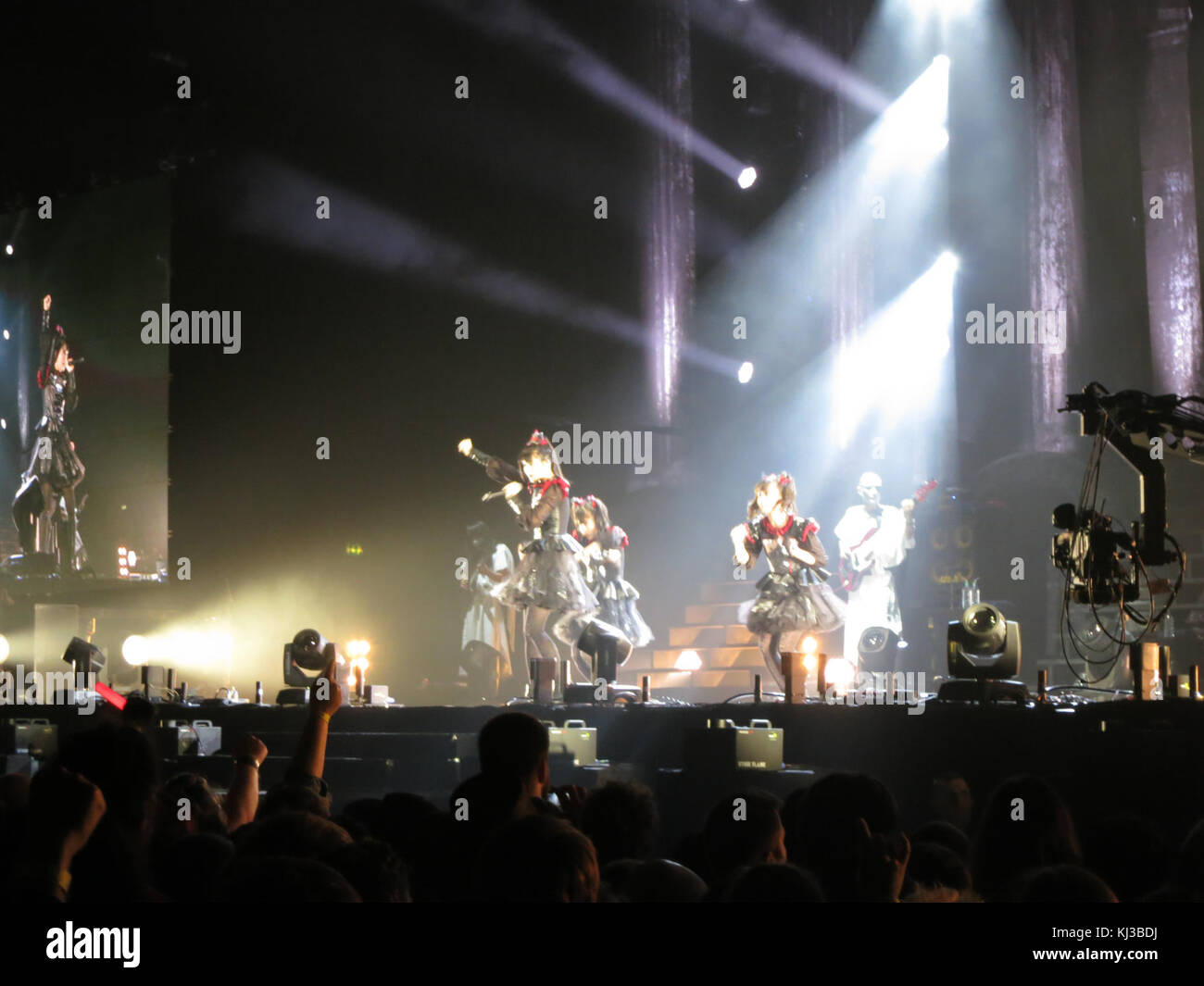 Babymetal performing at Wembley Arena, London (26241971746 Stock Photo ...