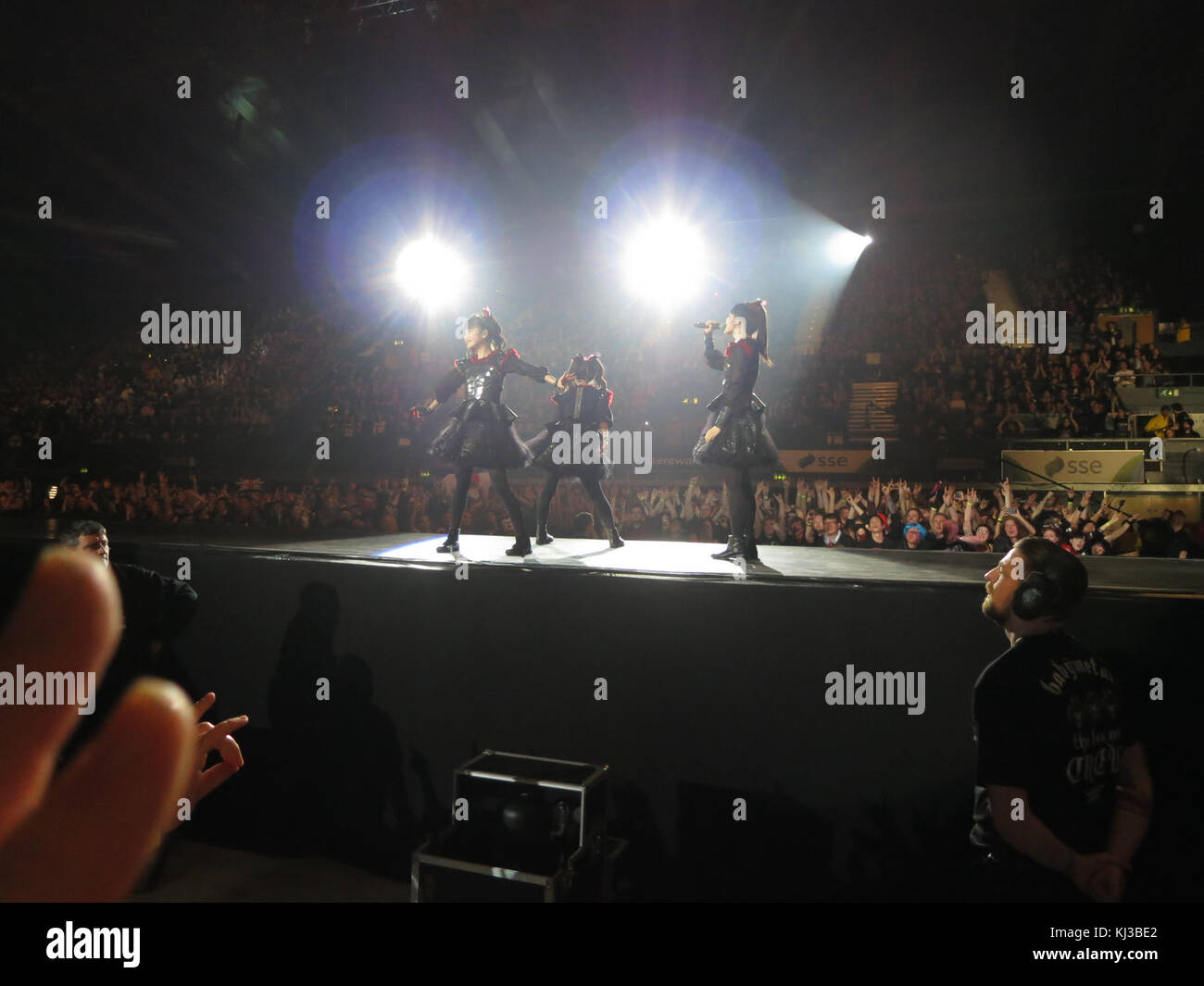 Babymetal performing at Wembley Arena, London (26241967986 Stock Photo ...