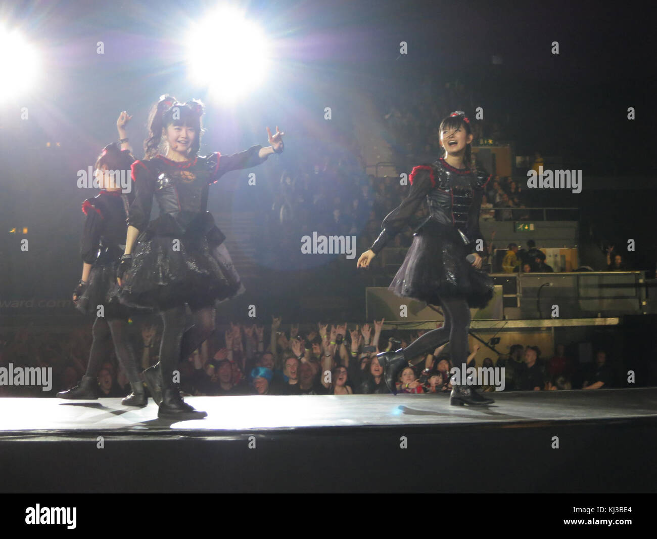 Babymetal performing at Wembley Arena, London (26201667231 Stock Photo ...