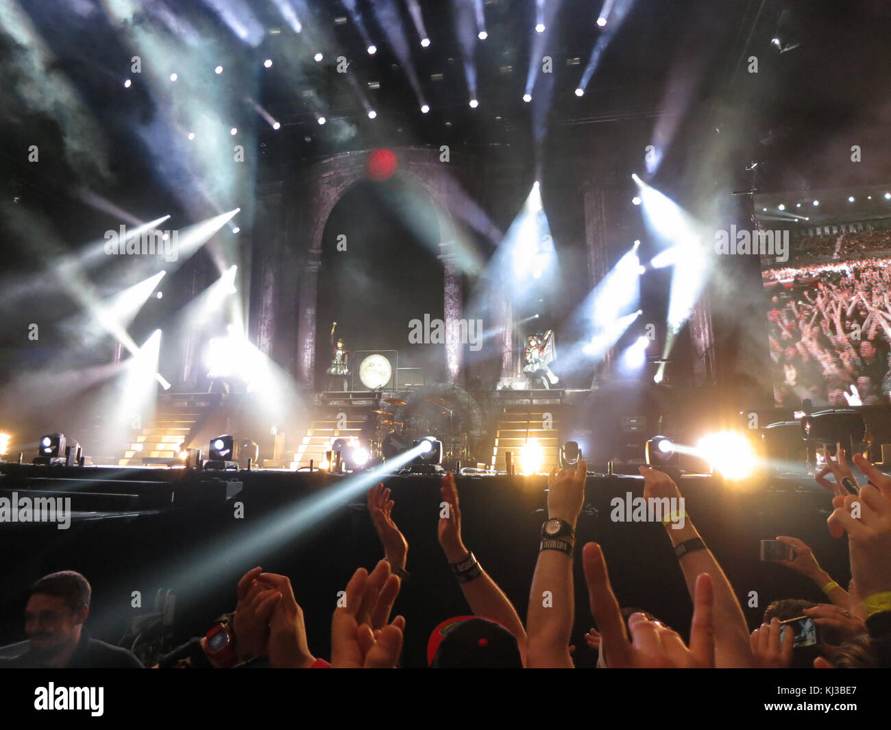 Babymetal performing at Wembley Arena, London (26175471262 Stock Photo ...