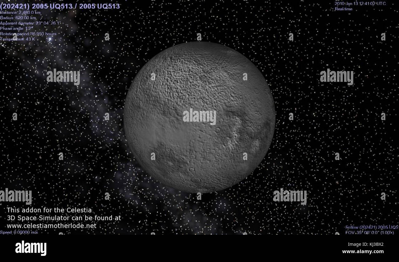 Cubewano 2005 UQ13 Stock Photo - Alamy