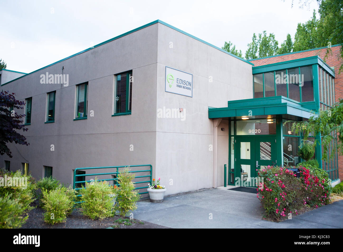 Escuela Secundaria Miami Edison Edison High School Hi Res Stock