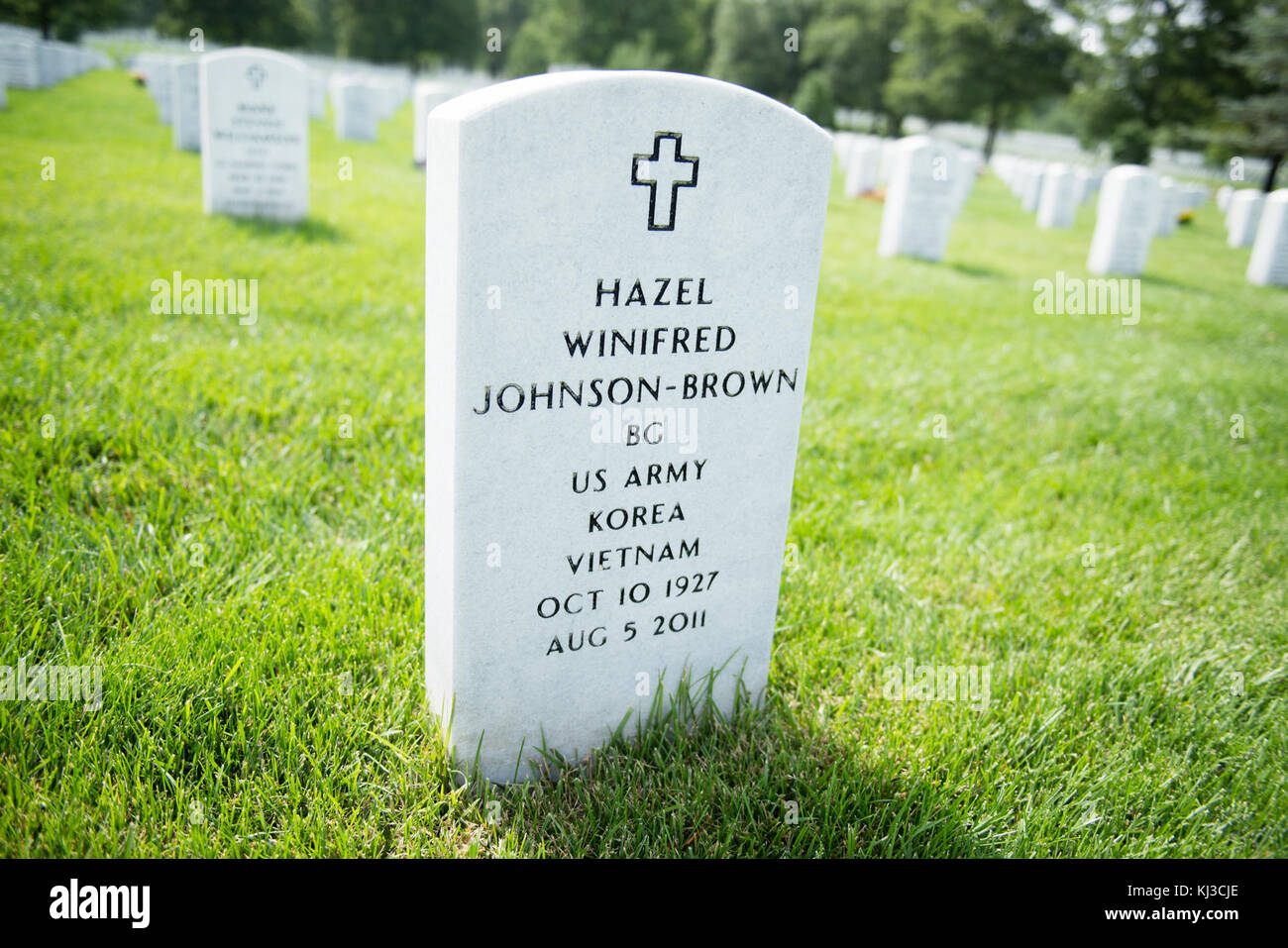 Brig, Gen. Hazel Winifred Johnson-Brown (18976314459 Stock Photo - Alamy