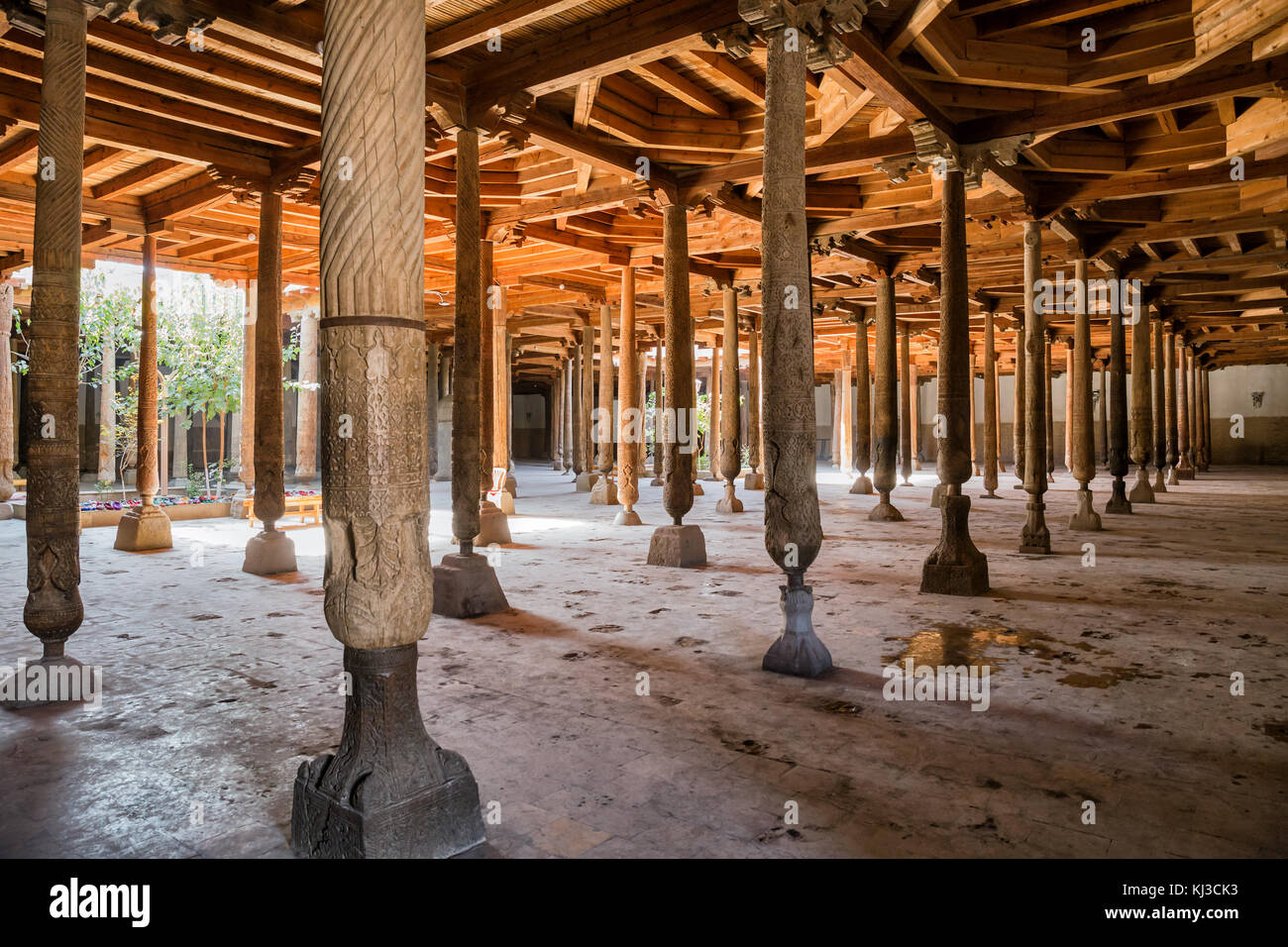 Djuma mosque is one of the main sights of ancient Khiva Stock Photo - Alamy