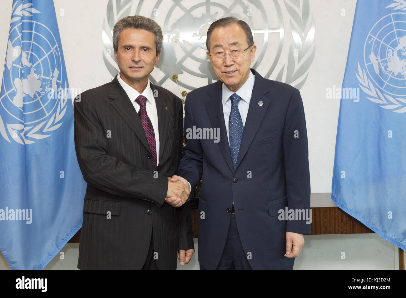 Dr Ion Jinga UN Accreditation Aug 2015 Stock Photo - Alamy