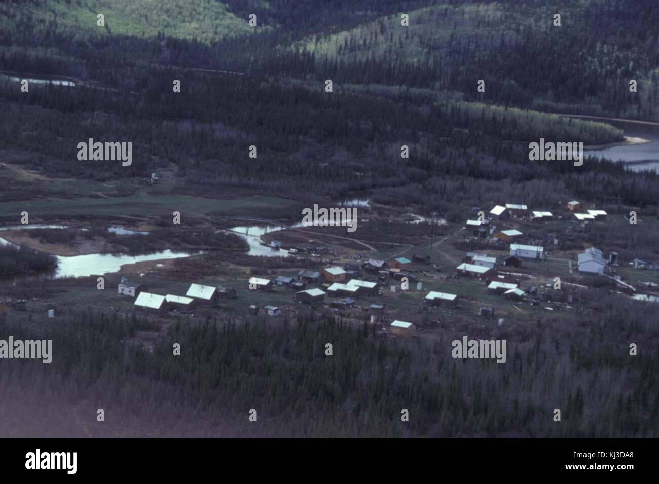 Village of Tetlin Stock Photo - Alamy
