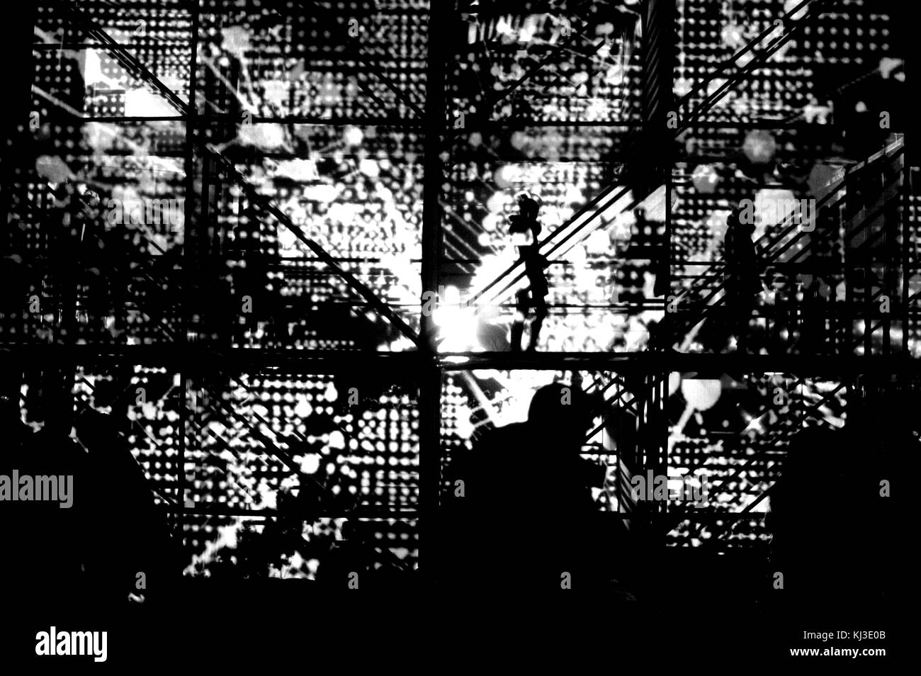 Amazing lights Black and White Stock Photos & Images - Alamy