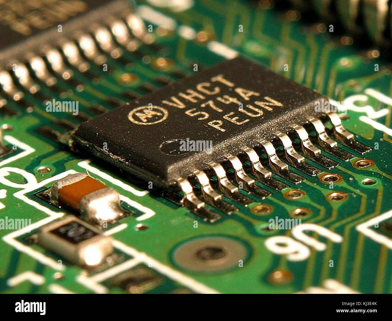 Computer chips circuits boards Stock Photo - Alamy