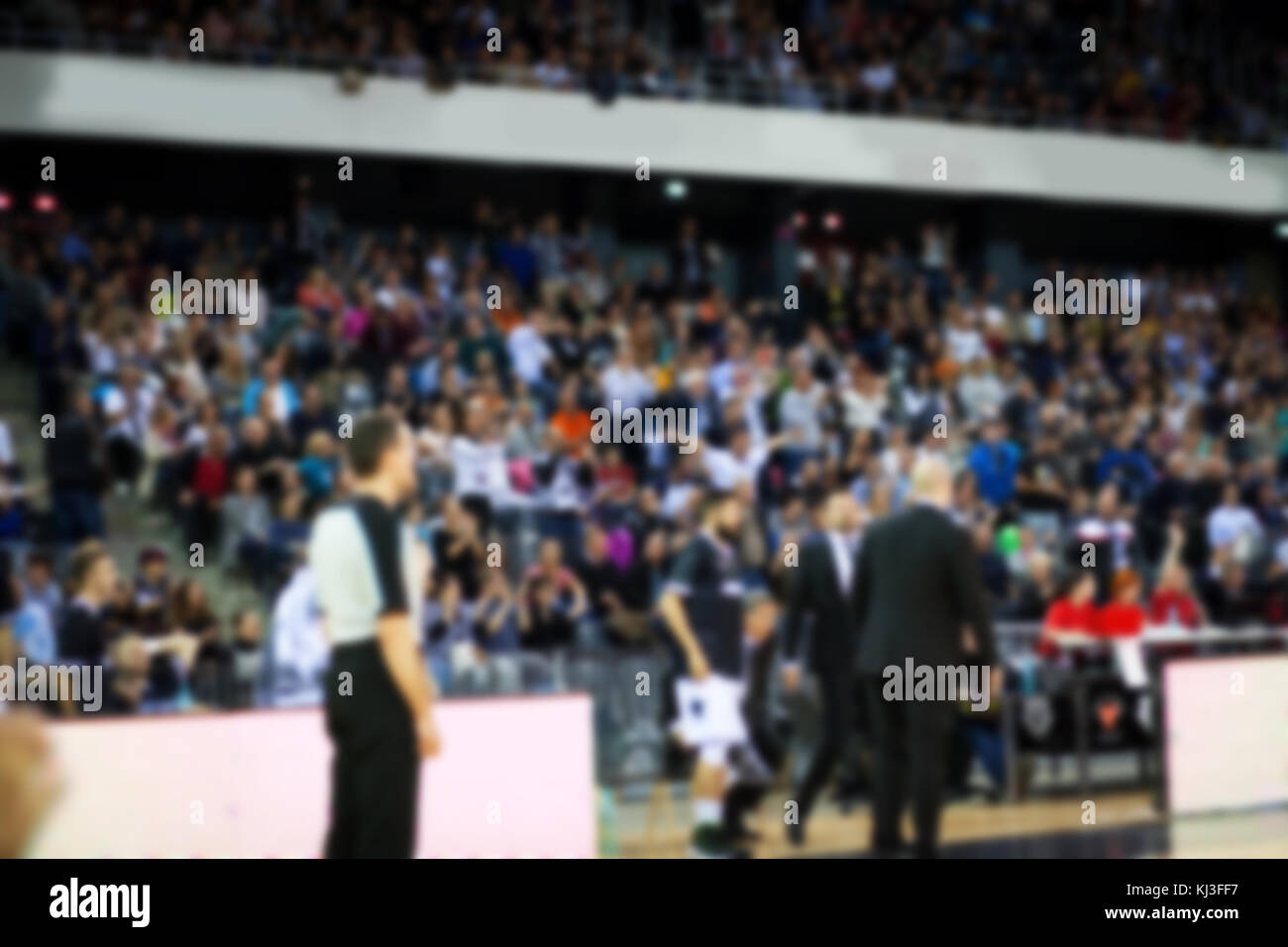 blurred crowd during a basketball game Stock Photo - Alamy