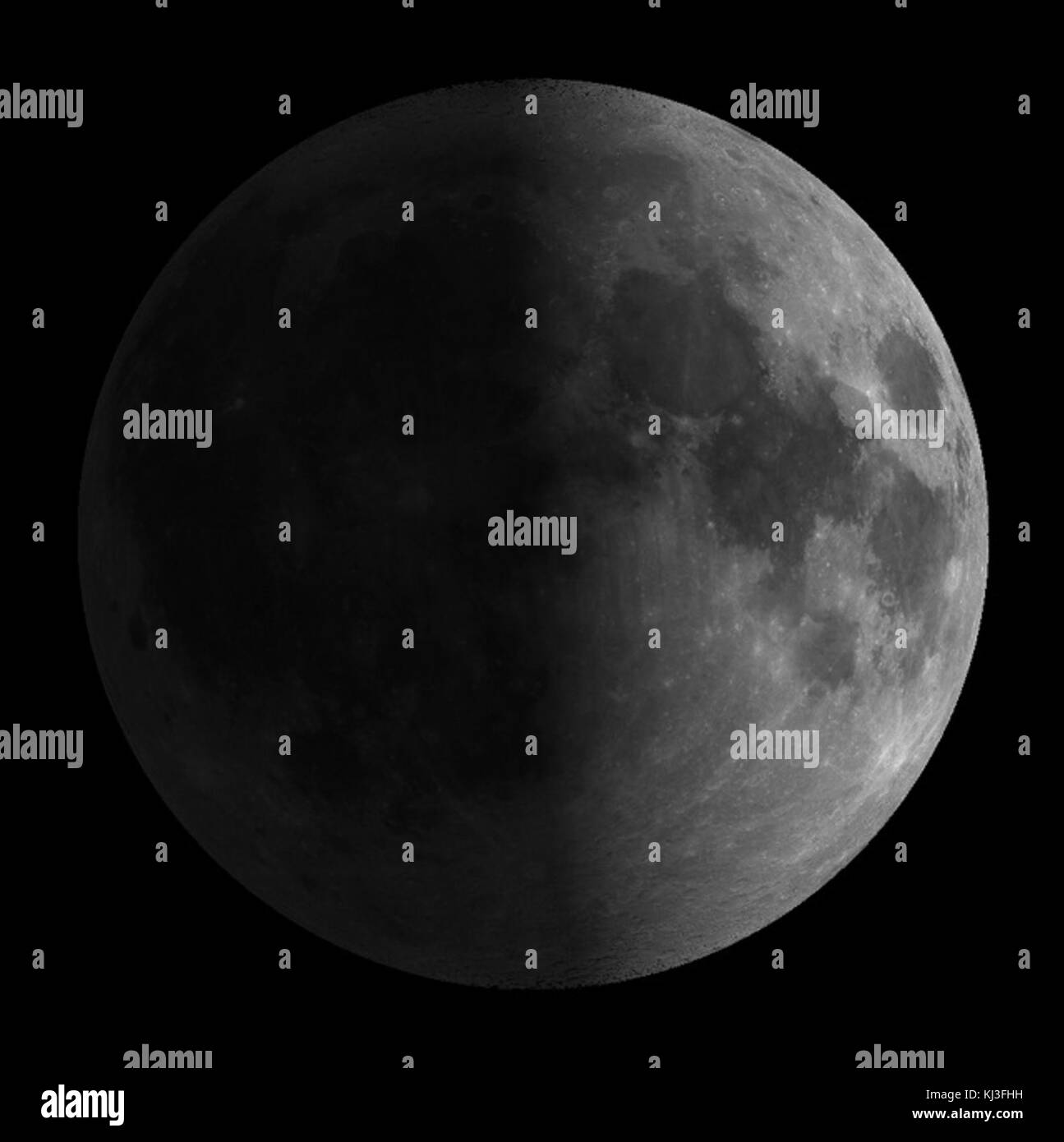 This image, dated October 19, 2007, captures the surface of the Moon ...
