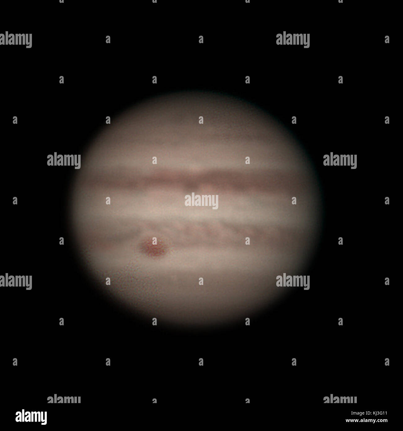 Jupiter Great Red Spot Stock Photo - Alamy