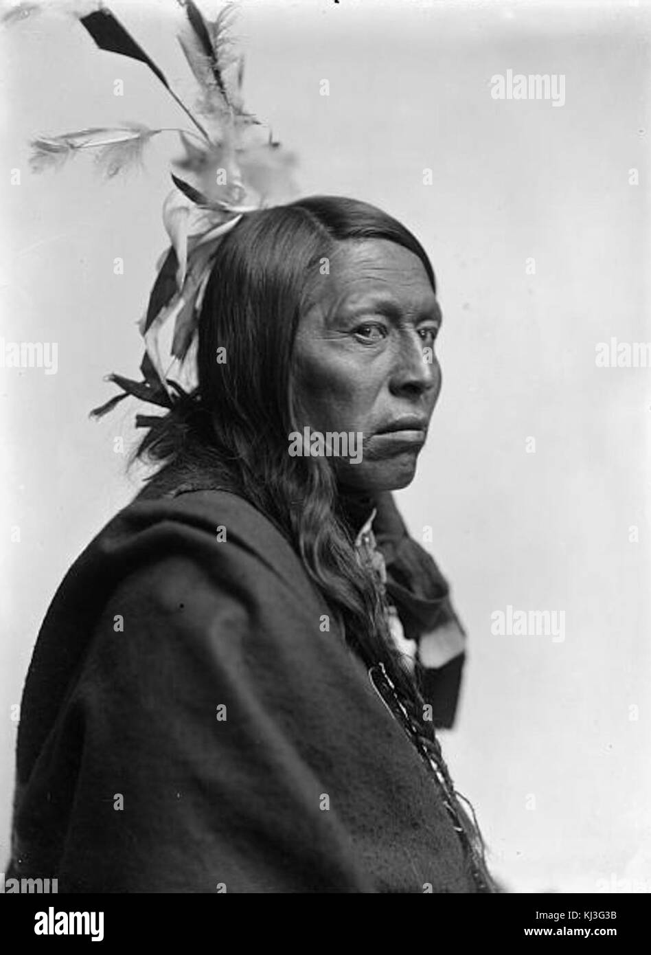 Chief Flying Hawk, G. Kasebier Stock Photo - Alamy