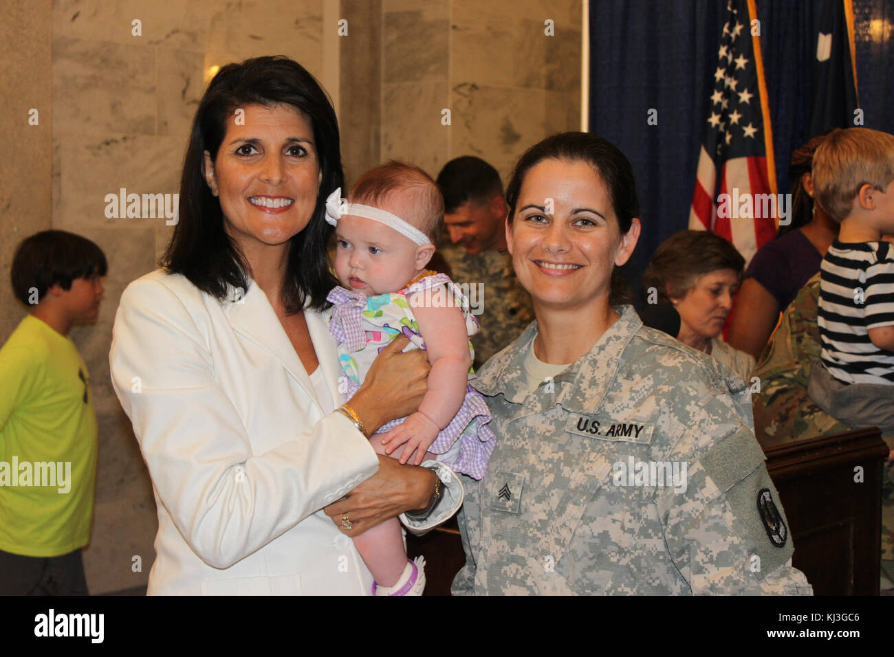 Nikki Haley Month of the Military Child (26369880690 Stock Photo - Alamy