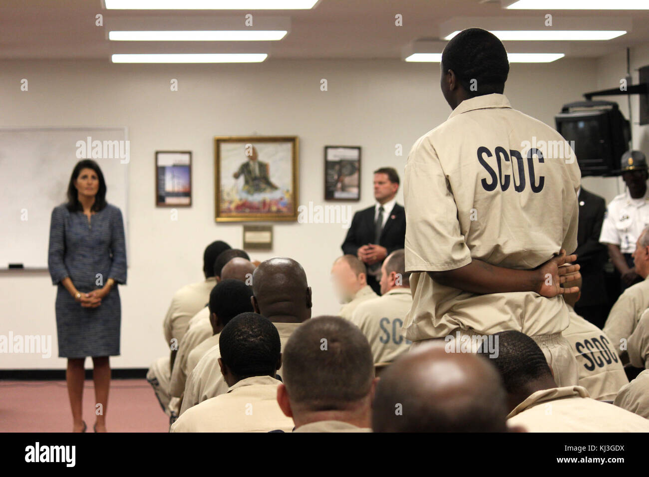 Nikki Haley Manning Correctional Institution Visit (26643381795 Stock ...