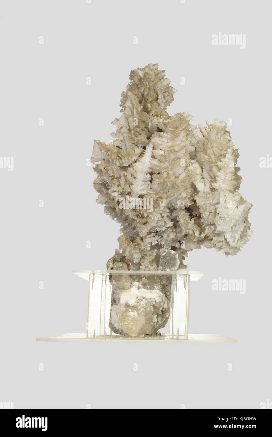 White salt stalagmite Stock Photo - Alamy