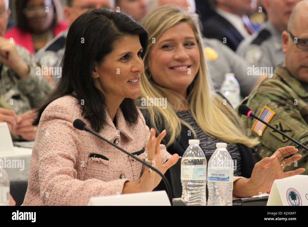 Nikki Haley Hurricane Table Top Exercise (26923764091 Stock Photo - Alamy