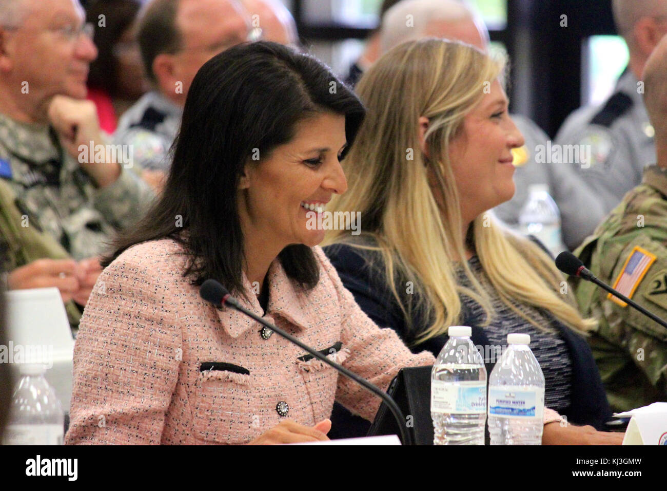 Nikki Haley Hurricane Table Top Exercise (26923763511 Stock Photo - Alamy