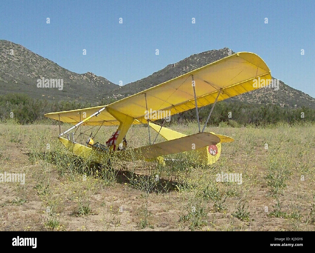 Sandlin Bug 4 ultralight glider Stock Photo - Alamy