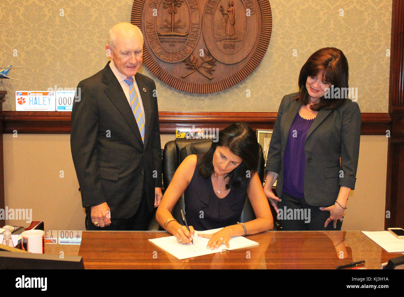 Nikki Haley Ceremonial Bill Signing- Literacy Coaches and Teachers, H ...