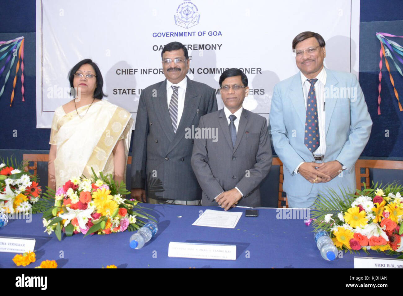 Goa State Information Commissioners and the Goa State Chief Information ...