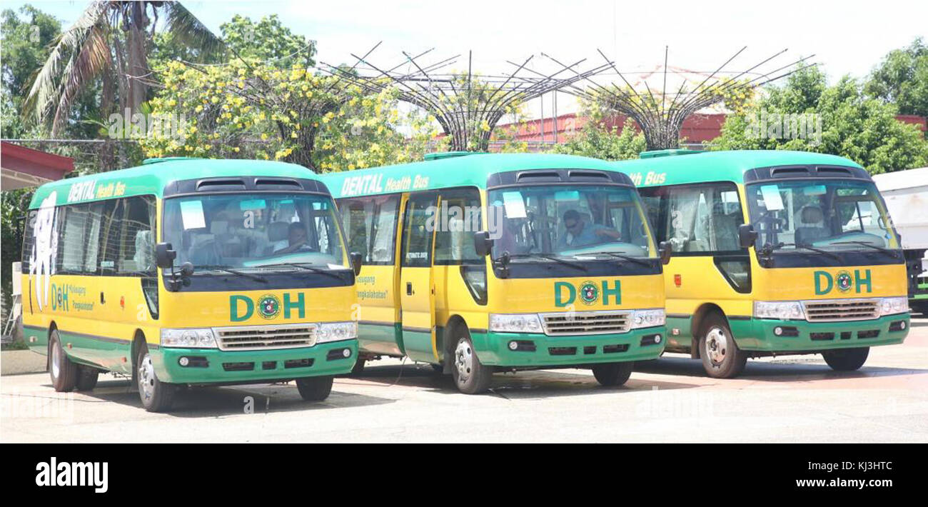DOH Dental Buses in Palawan Stock Photo - Alamy