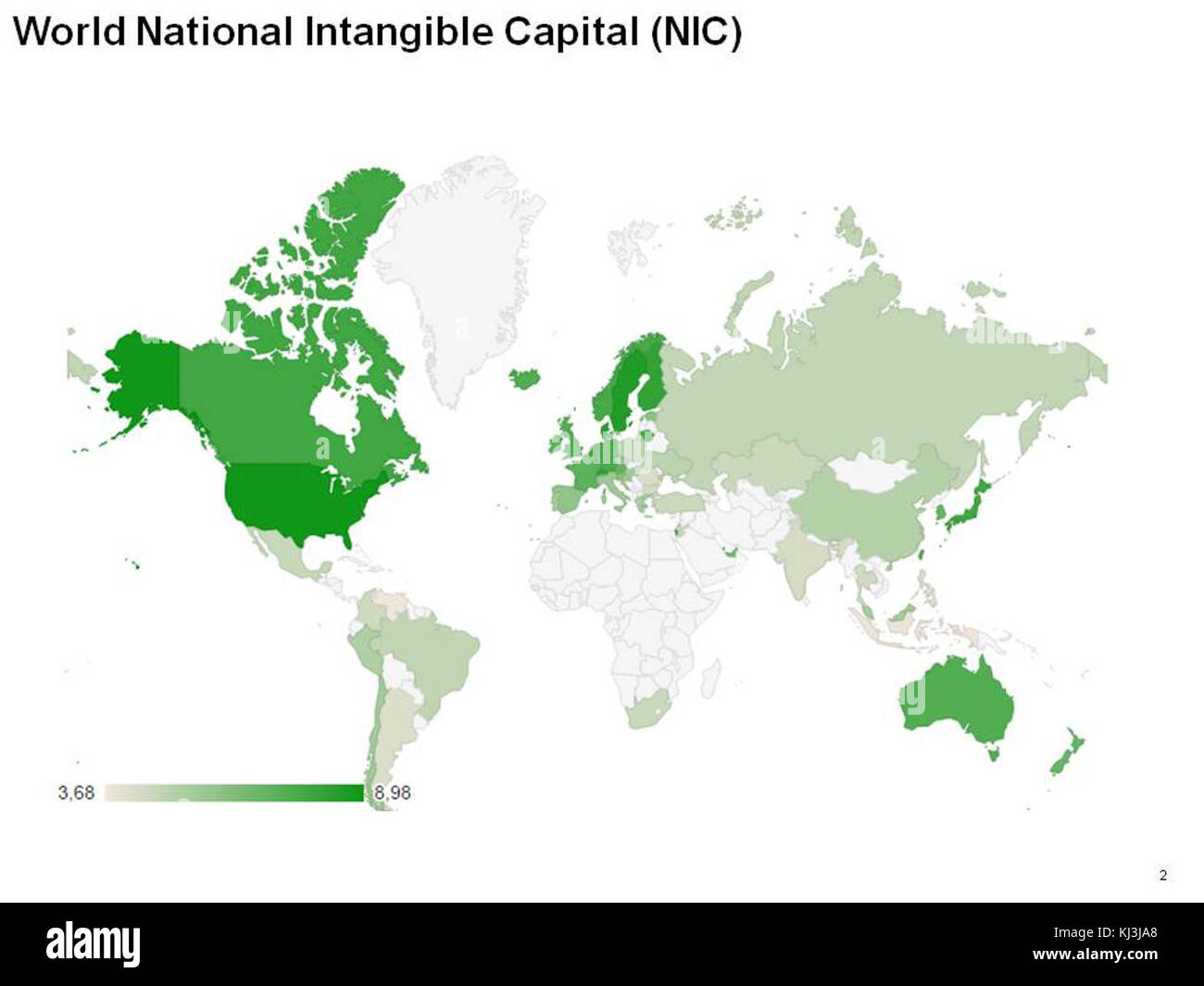National intangible capital NIC distribution 2014 Stock Photo - Alamy