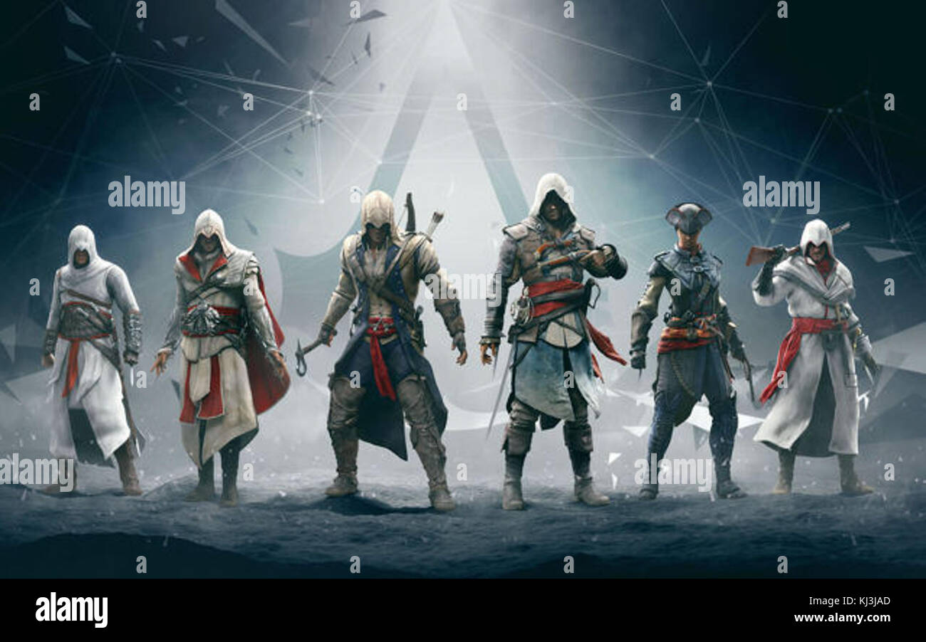 Members of the assassin creed Stock Photo - Alamy