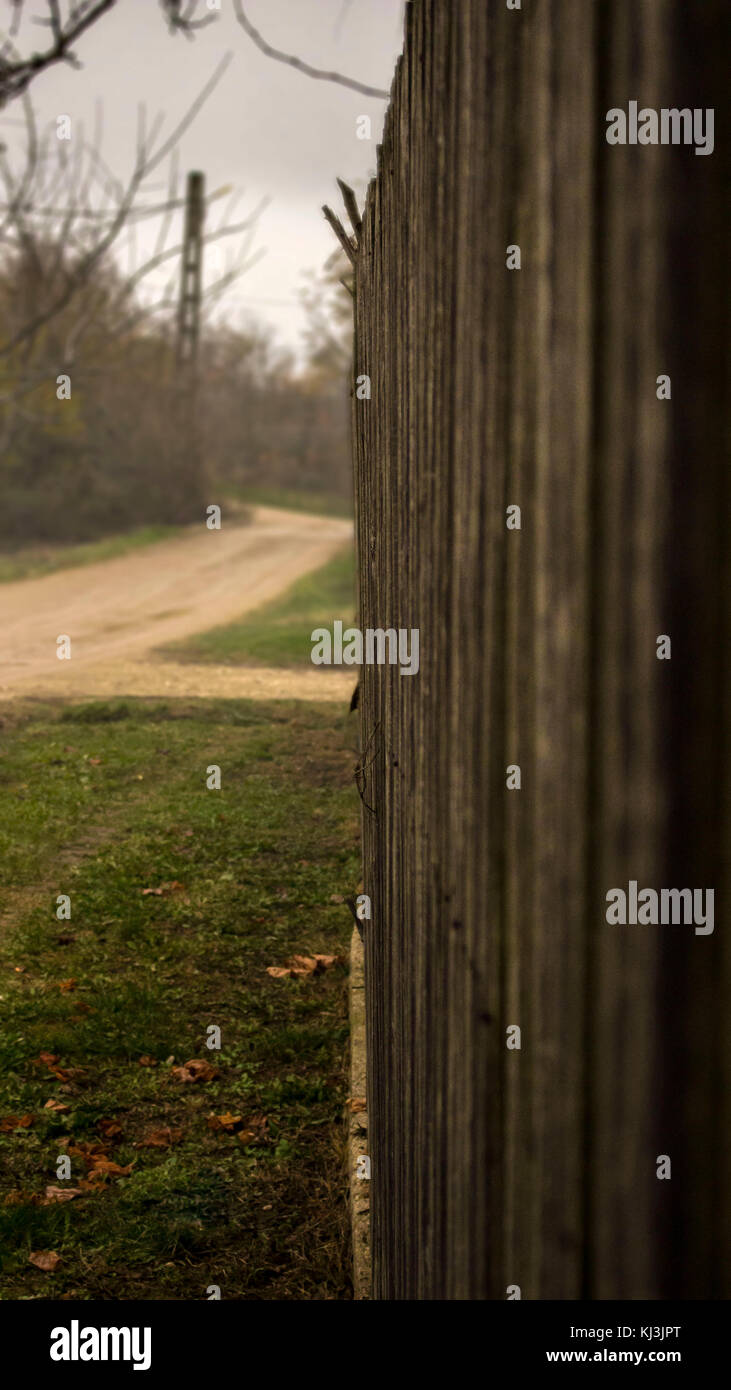 Rural country house mist hi-res stock photography and images - Alamy